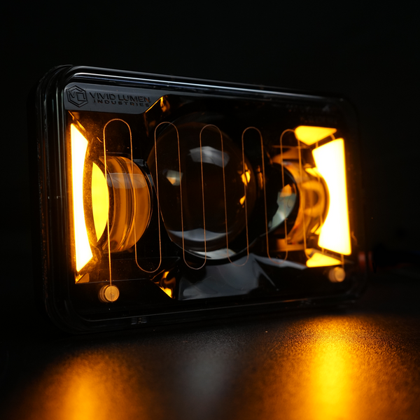 Triple Threat Heated 4x6 Headlight – Vivid Lumen Industries